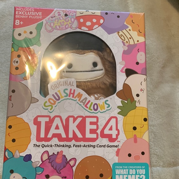 Squishmallows | Toys | Benny Take 4 Squishmallow Game Exclusive Rare ...